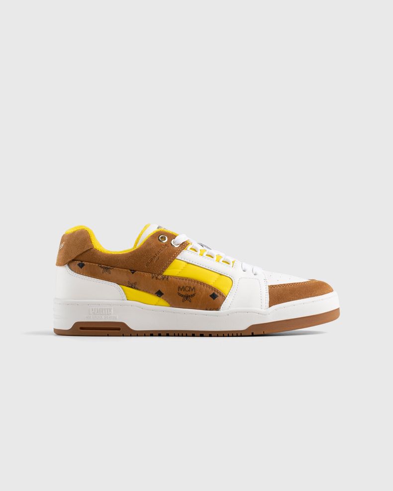Puma x MCM – Slipstream Lo White/Yellow | Highsnobiety Shop