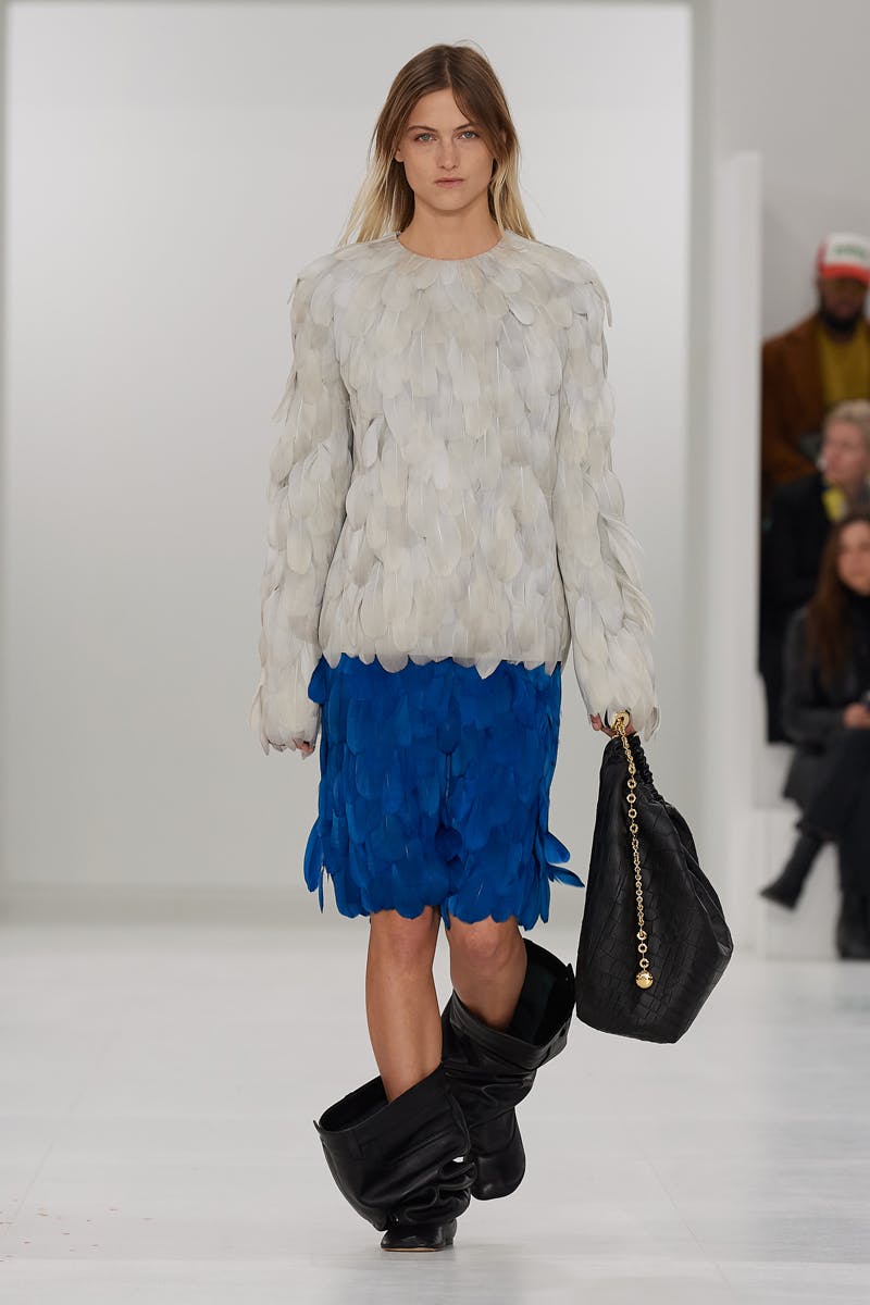 At Loewe's FW23 Show, Feathery 'Fits & 'My Polly Pocket' Clothes