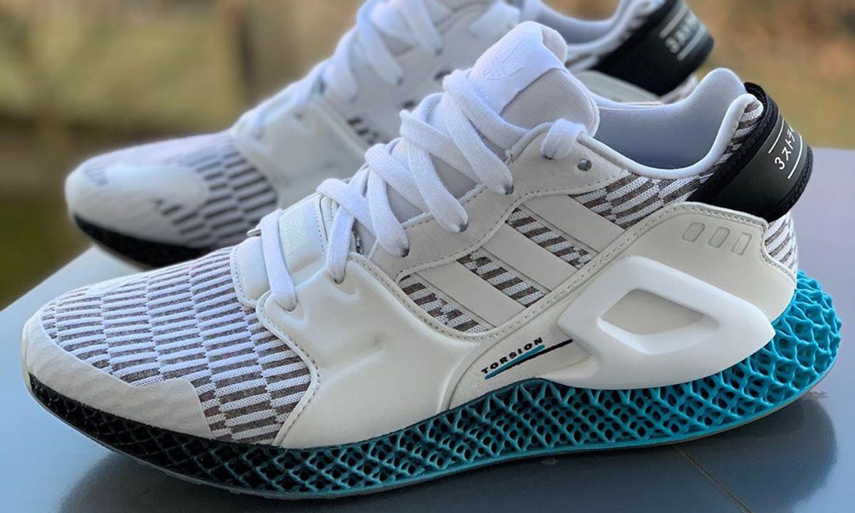 adidas' Technical 4D Sole Appears in a New Blue-Black Gradient