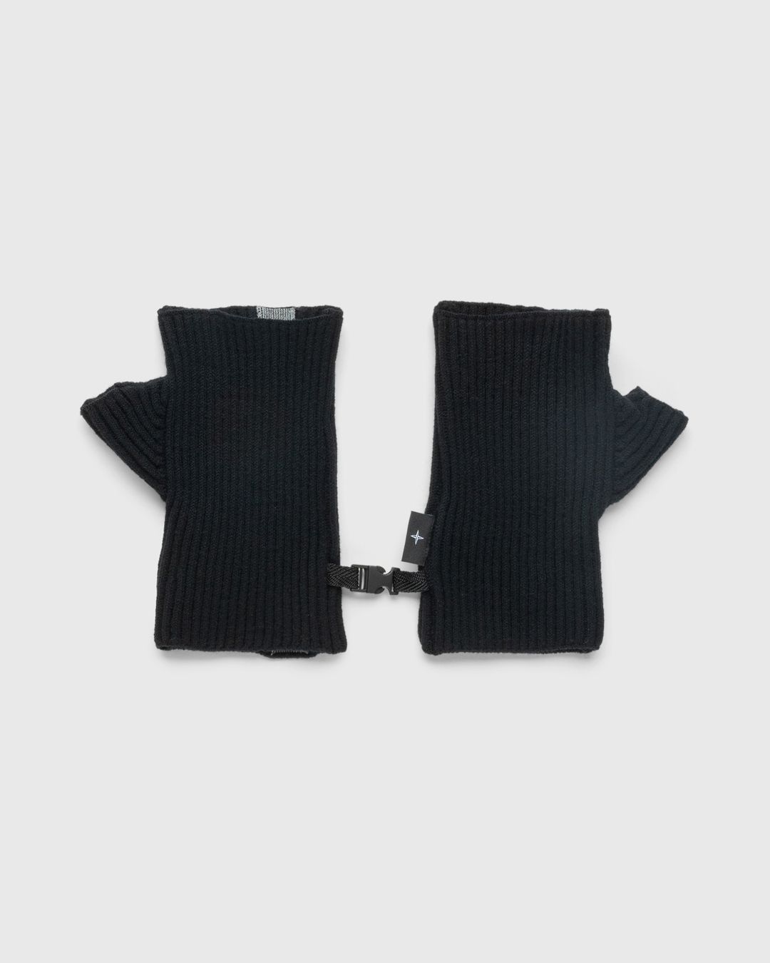 Stone Island – Reflective Half Mittens Black | Highsnobiety Shop
