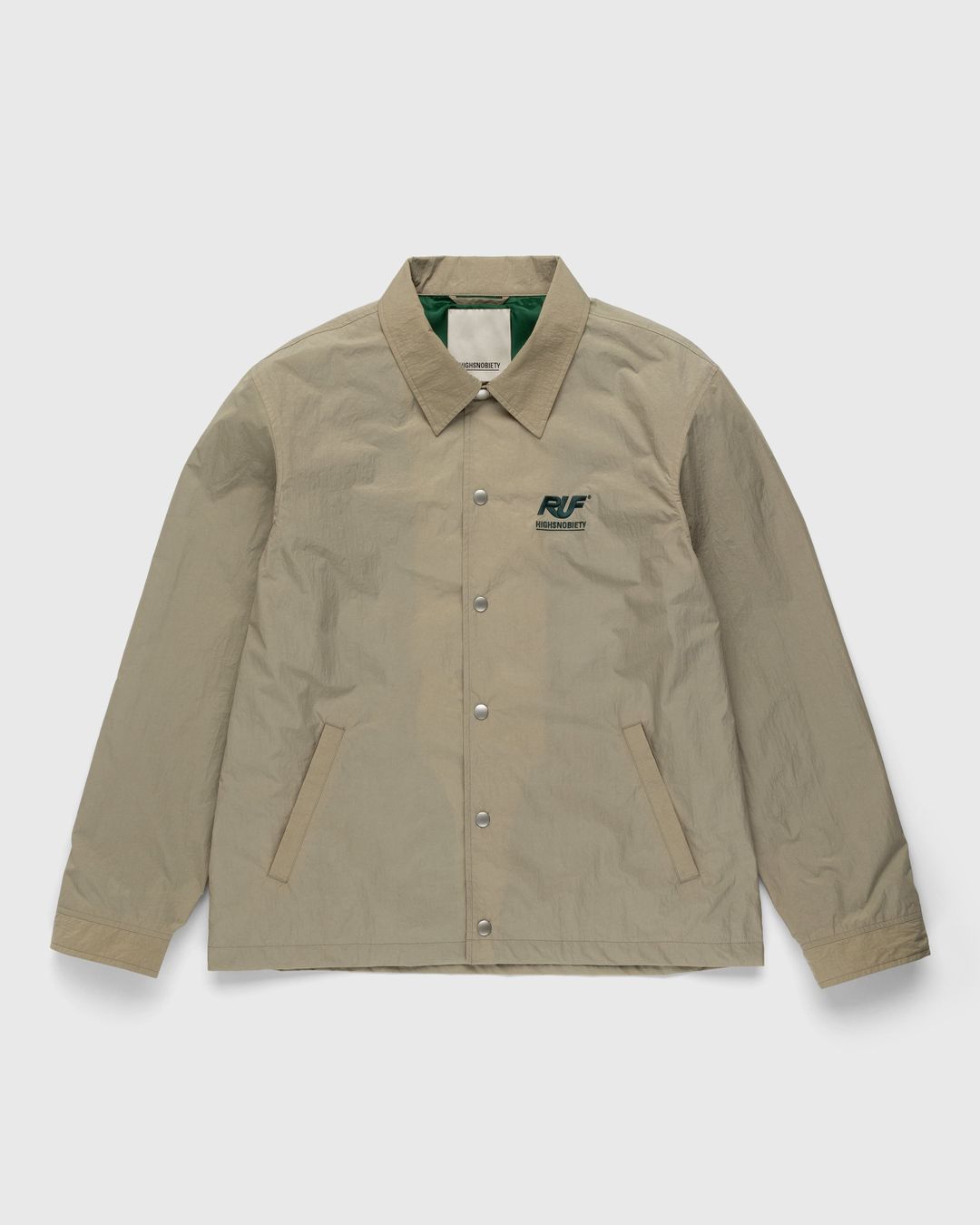 RUF x Highsnobiety – Coach Jacket Light Beige | Highsnobiety Shop