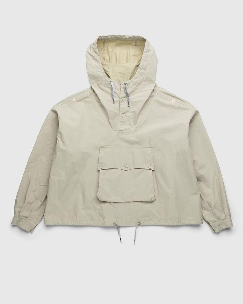 Maison Margiela – Coated Cotton Hooded Jacket Cream | Highsnobiety Shop