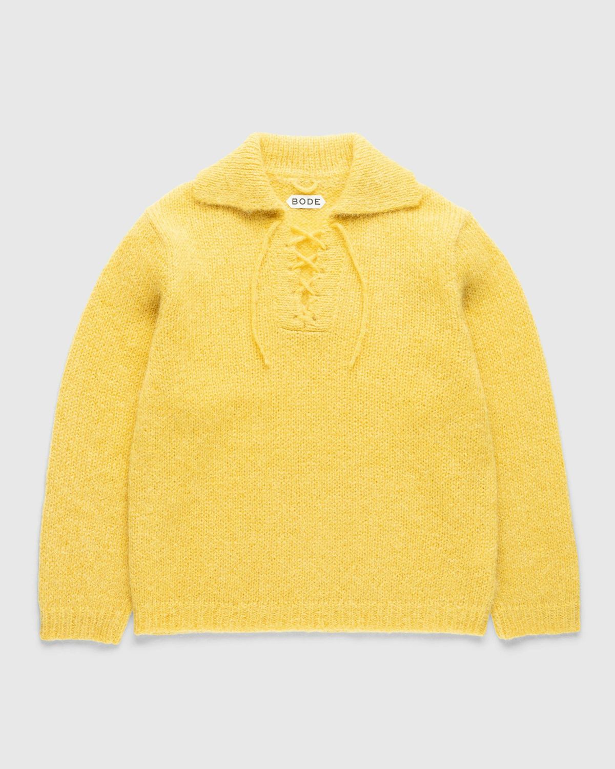 Bode – Alpine Pullover Yellow | Highsnobiety Shop