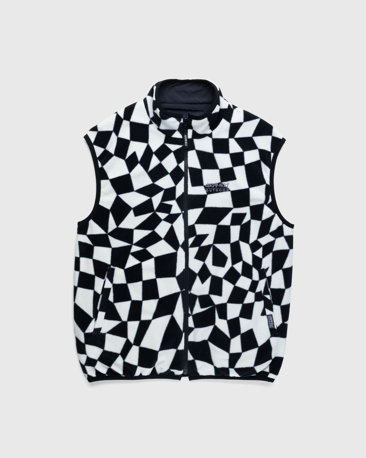 Gramicci – Reversible Vest Black Check | Highsnobiety Shop
