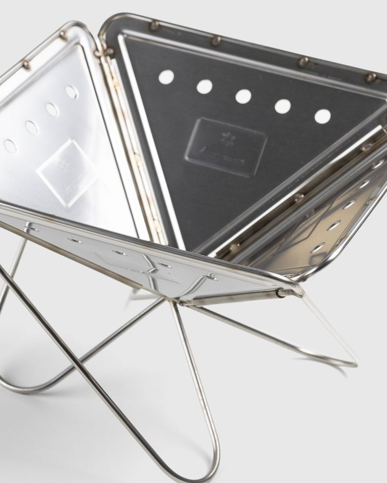 Snow Peak – Pack and Carry Fireplace Silver | Highsnobiety Shop