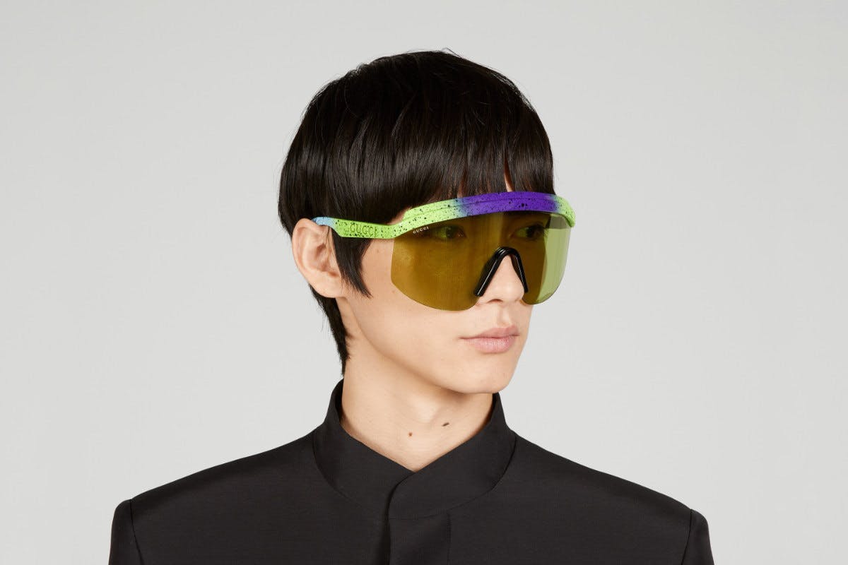 Shop the Gucci Mask Sunglasses Here