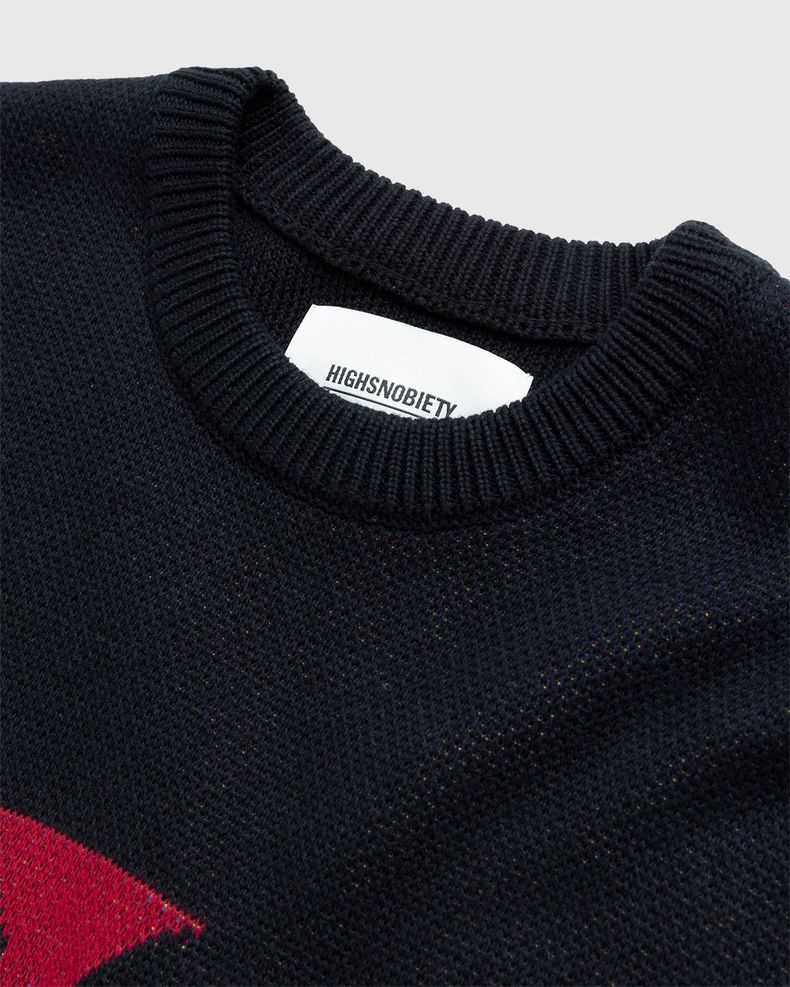 Jacob & Co. x Highsnobiety – Logo Knit Sweater Black | Highsnobiety Shop