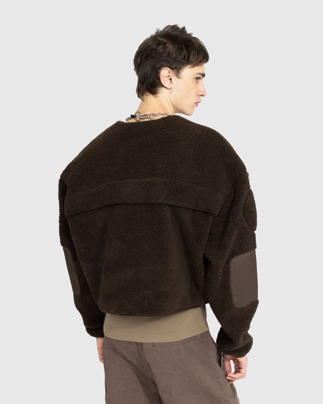 Entire Studios – Fluffy Overcoat Brown | Highsnobiety Shop