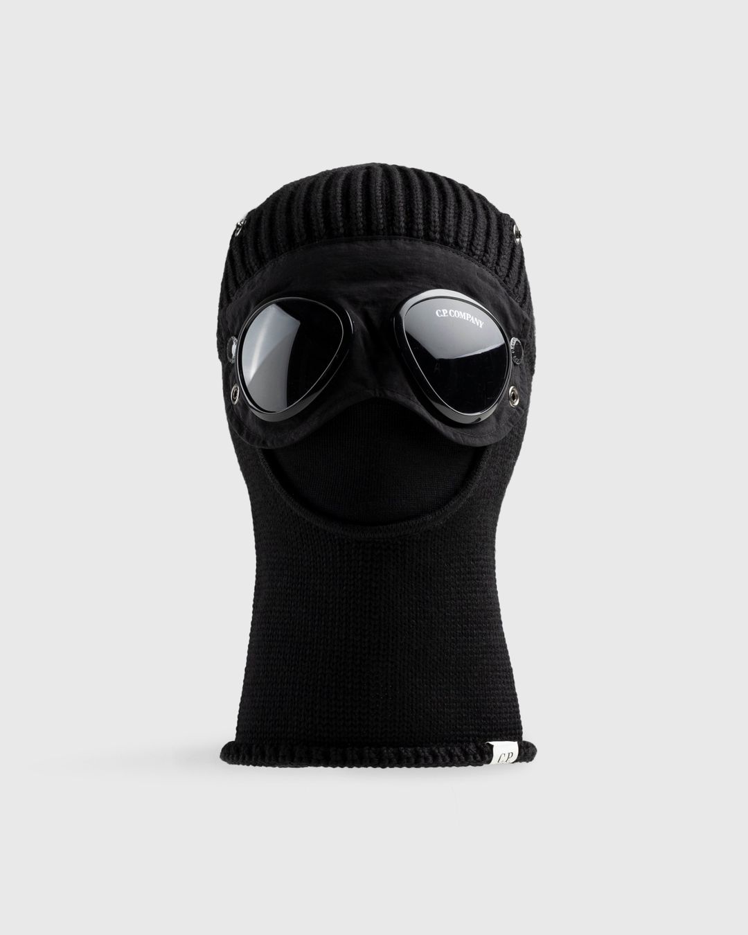 C.P. Company – Extra Fine Merino Wool Goggle Balaclava Black ...