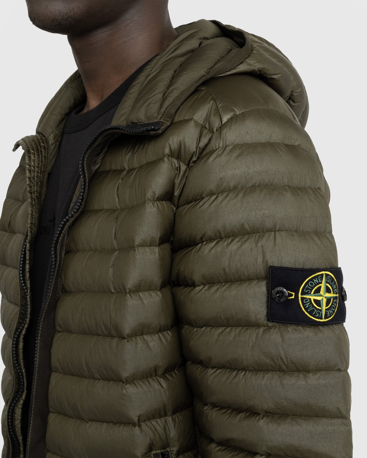 Stone Island – Packable Recycled Nylon Down Jacket Olive | Highsnobiety ...