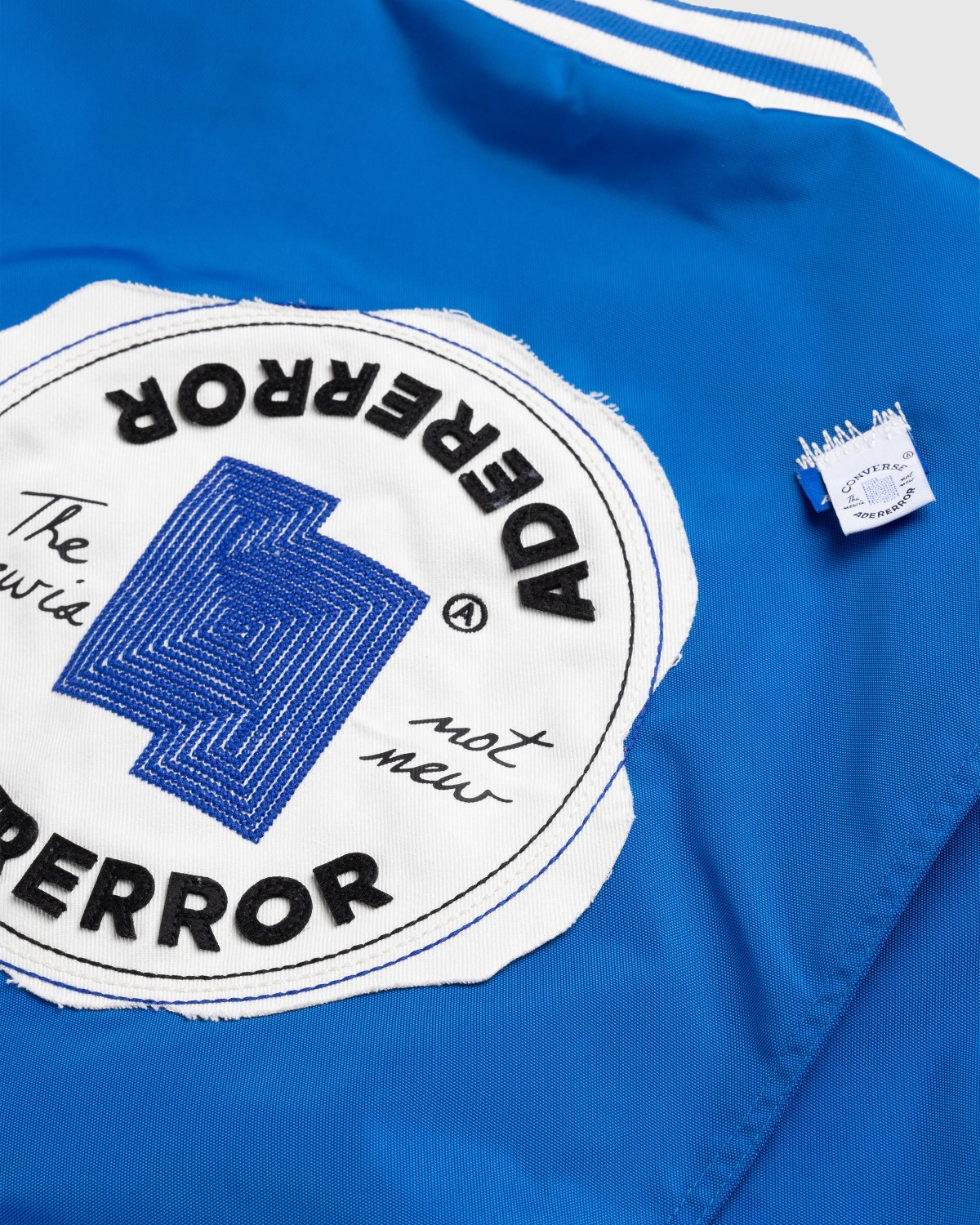 Converse x Ader Error – Shapes Varsity Jacket Cobalt Blue ...
