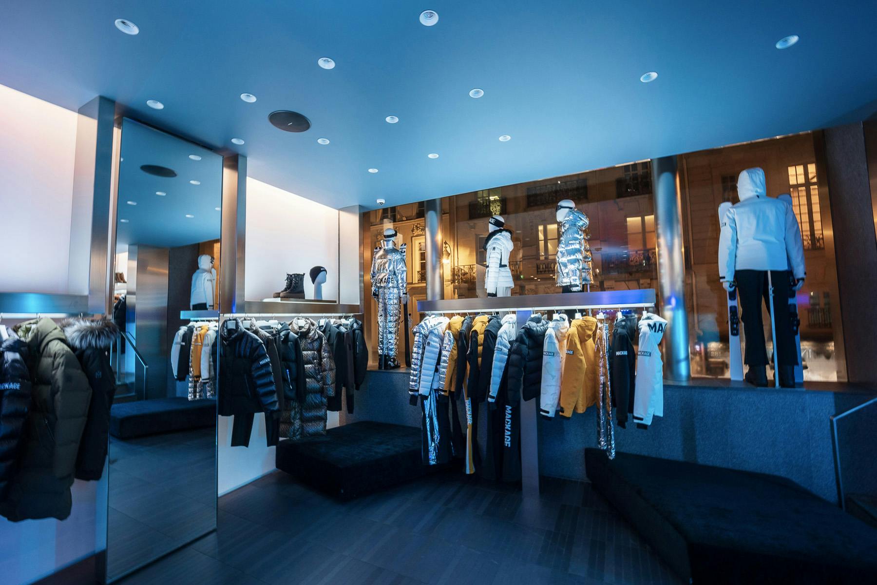 Mackage Opens Gallery-Like Flagship During Paris Fashion Week