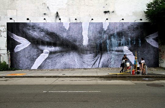 New JR Mural on Houston