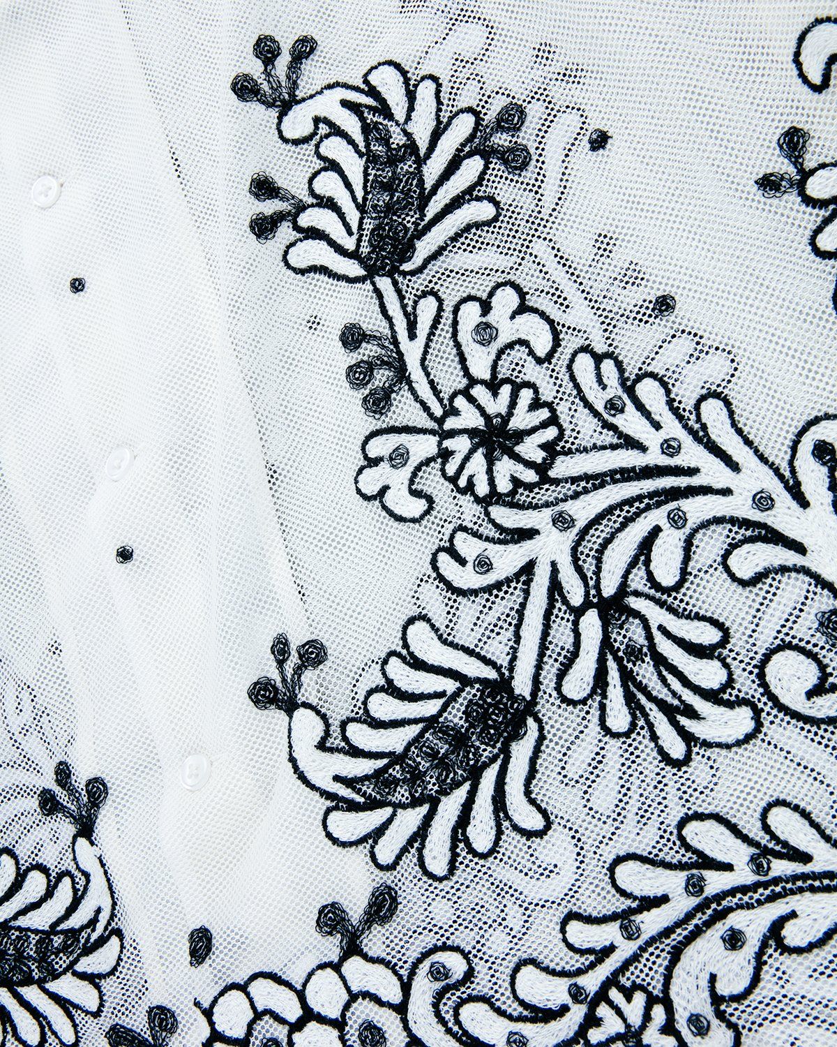 bode – Bevel Embroidered Longsleeve Shirt Ecru | Highsnobiety Shop