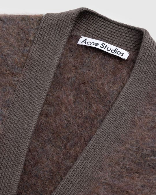 Acne Studios – Fringe Cardigan Brown | Highsnobiety Shop