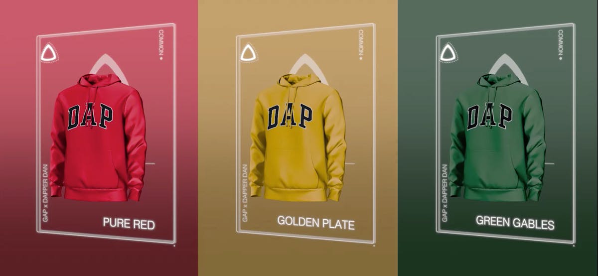 Dapper Dan & GAP Drop DAP GAP Hoodie NFT Collection