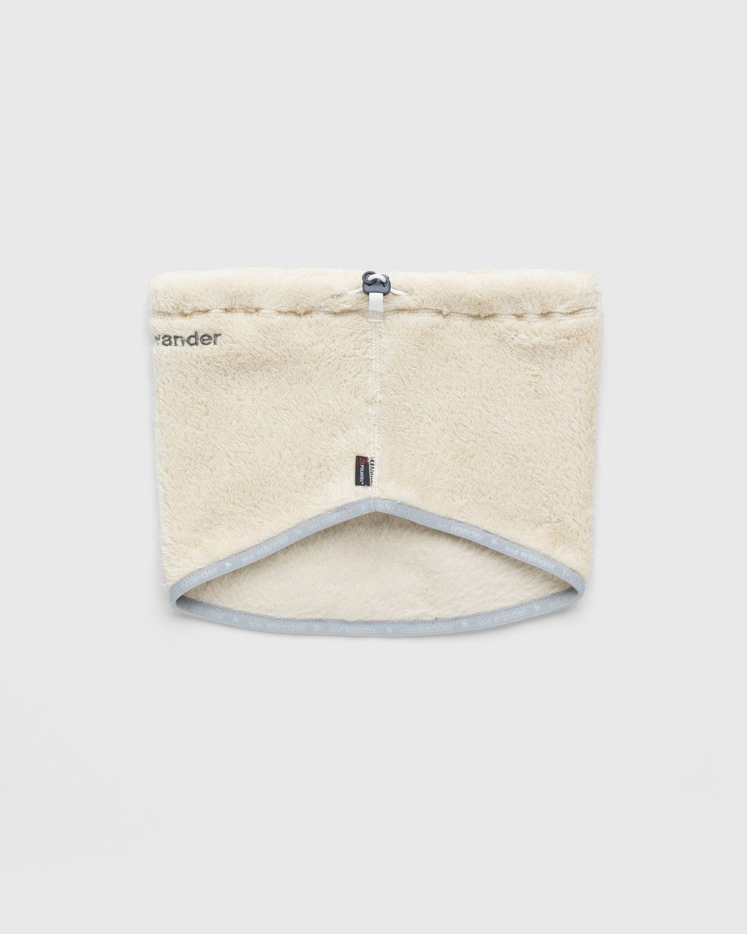 And Wander – High Loft Fleece Neck Warmer Off White | Highsnobiety Shop