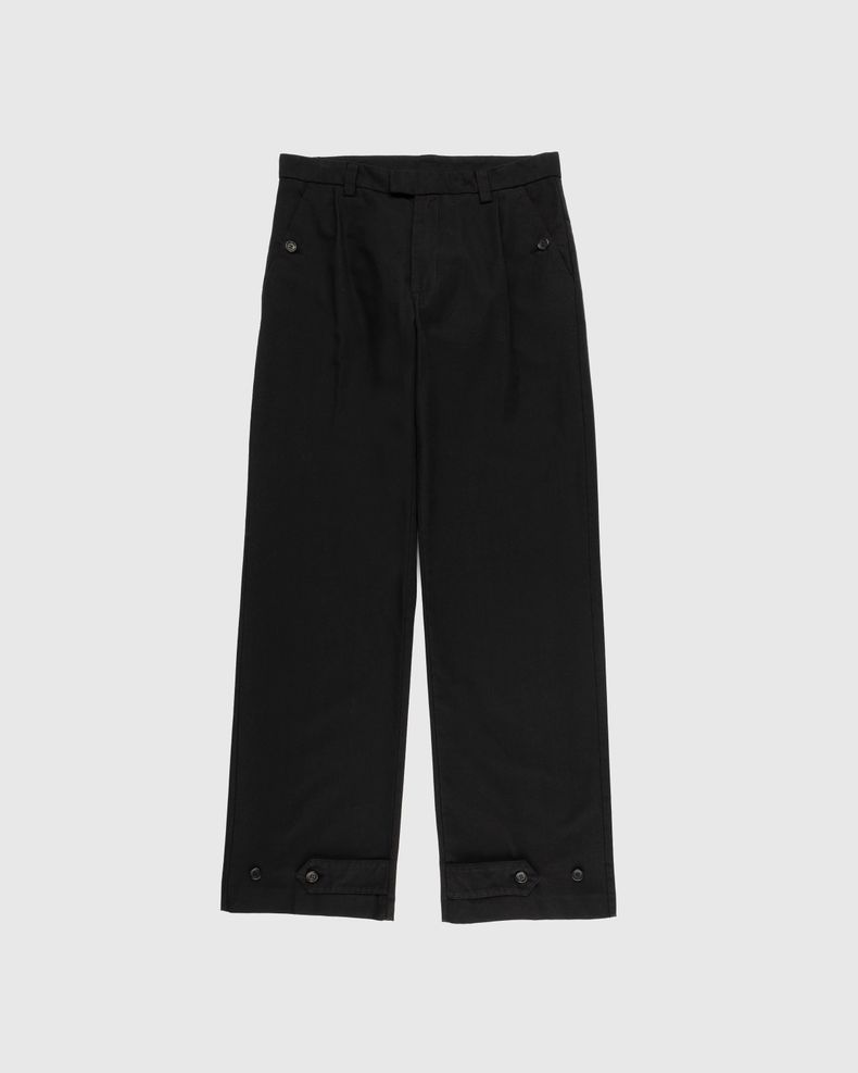 Winnie New York – Bottom Closure Trouser Black | Highsnobiety Shop