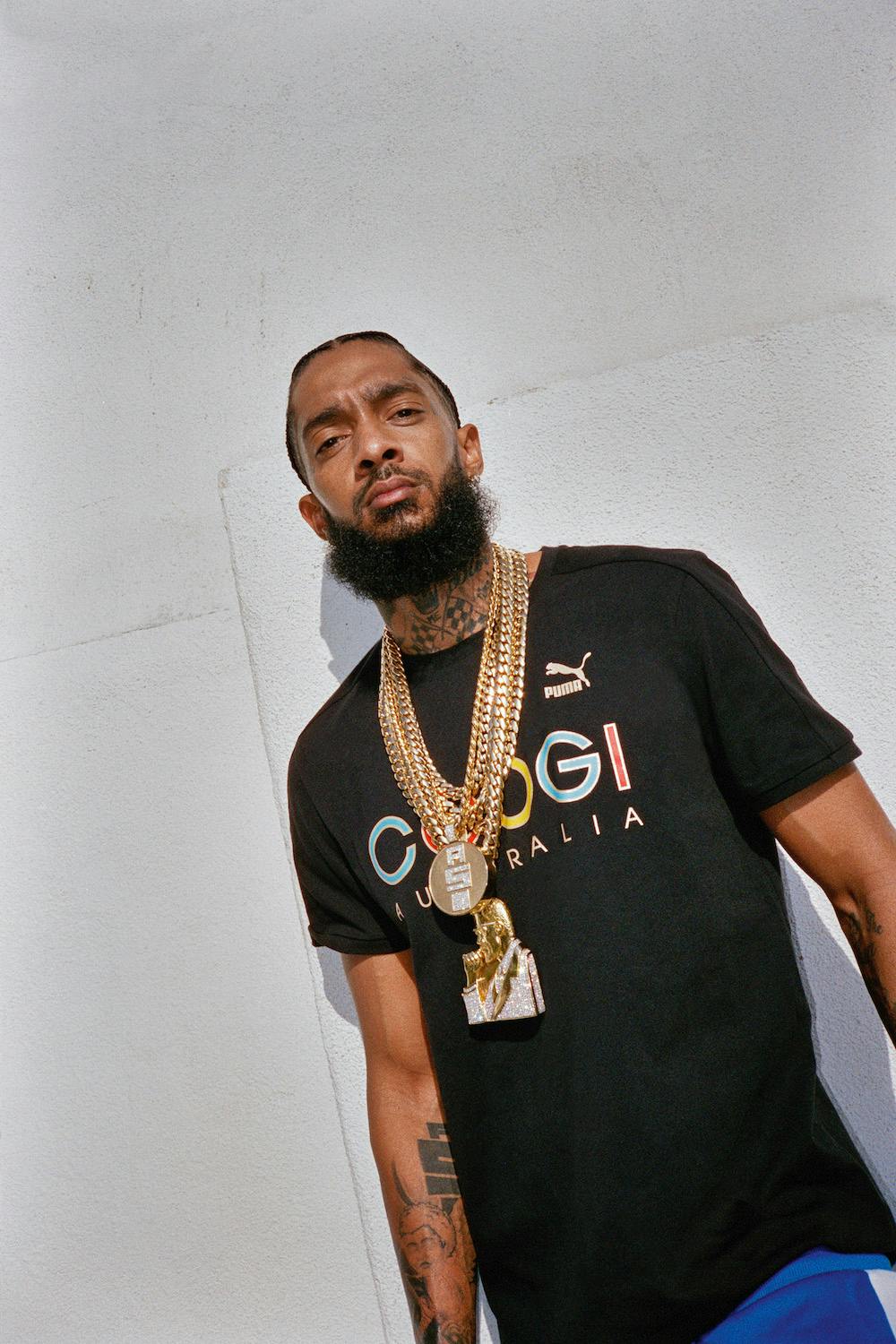 PUMA & COOGI Debut Colorful Authentic Tee on Nipsey Hussle