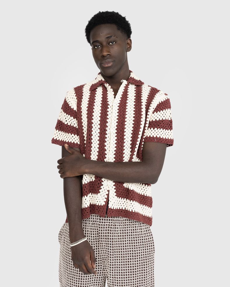 bode – Flagship Crochet Shirt | Highsnobiety Shop