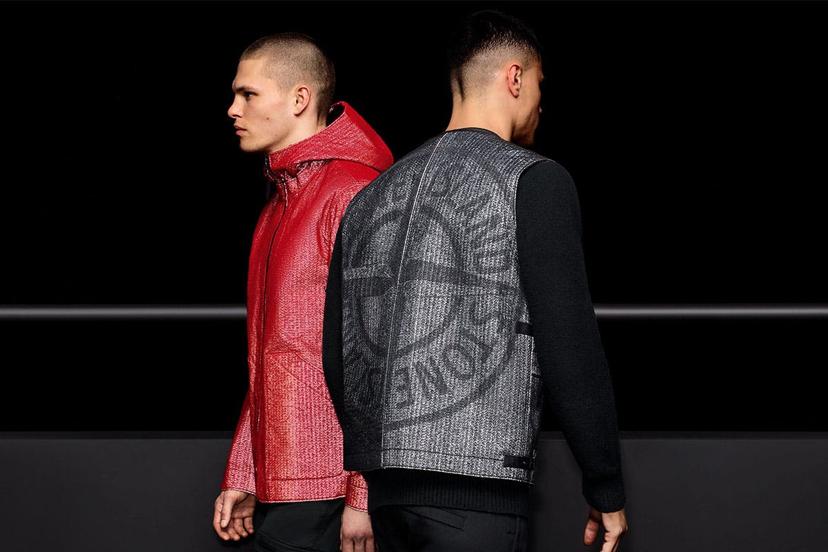 Stone Island Launches Needle Punched Reflective Outerwear