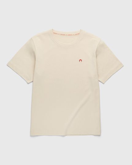 Marine Serre – Organic Cotton T-Shirt Beige | Highsnobiety Shop