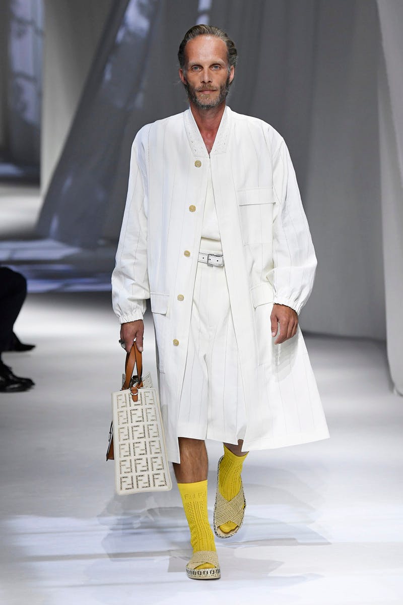 Silvia Venturini Fendi’s Swan Song was a Linen & Pearls Kind of Affair