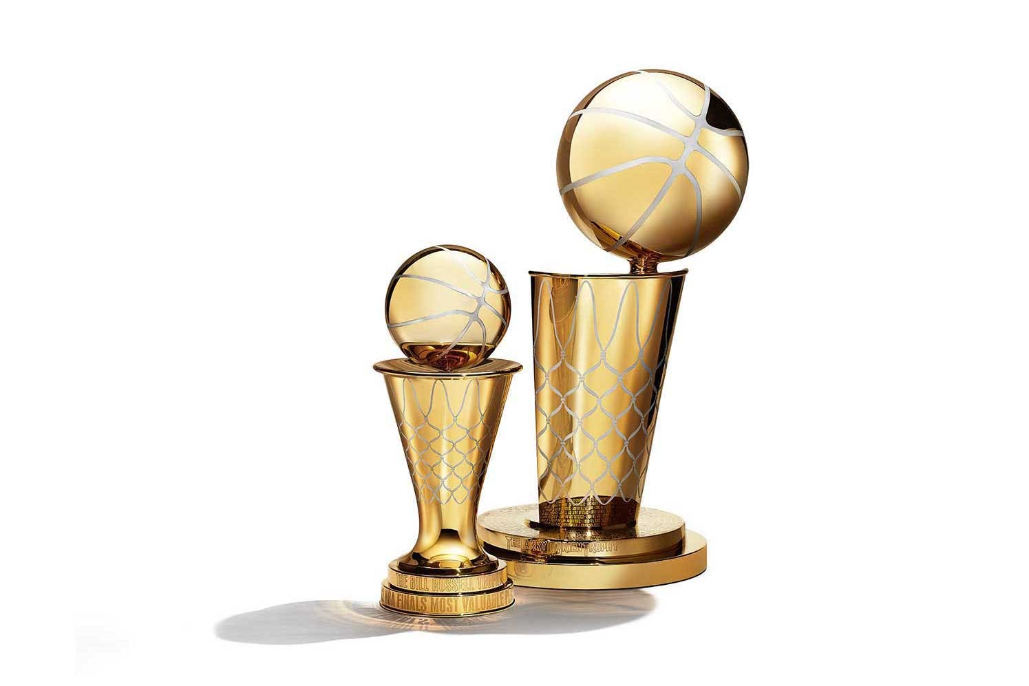 Tiffany & Co.'s NBA Trophy Redesigns, Magic Johnson & Larry Bird