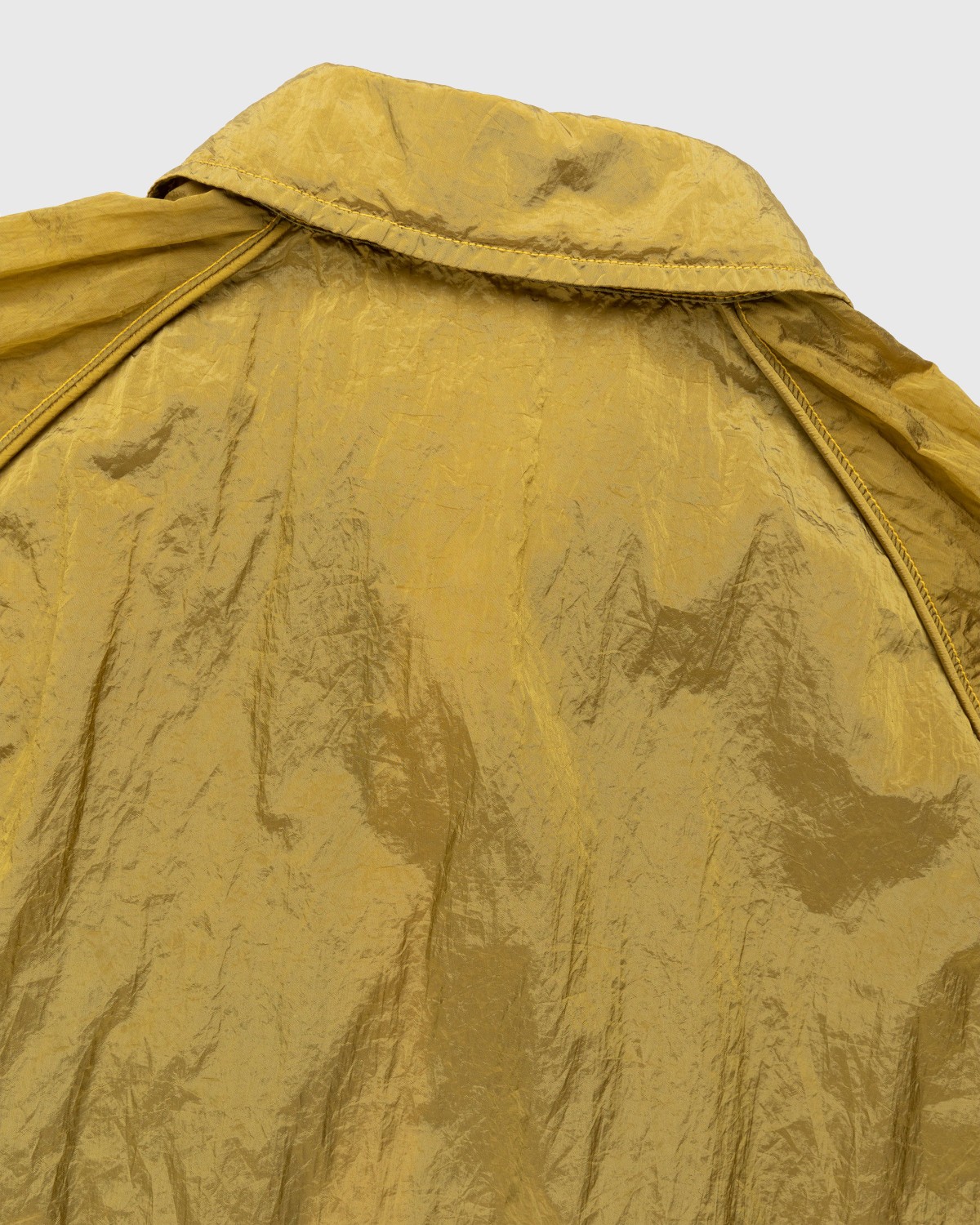Stone Island – 12321 Garment-Dyed Nylon Metal Overshirt Yellow ...