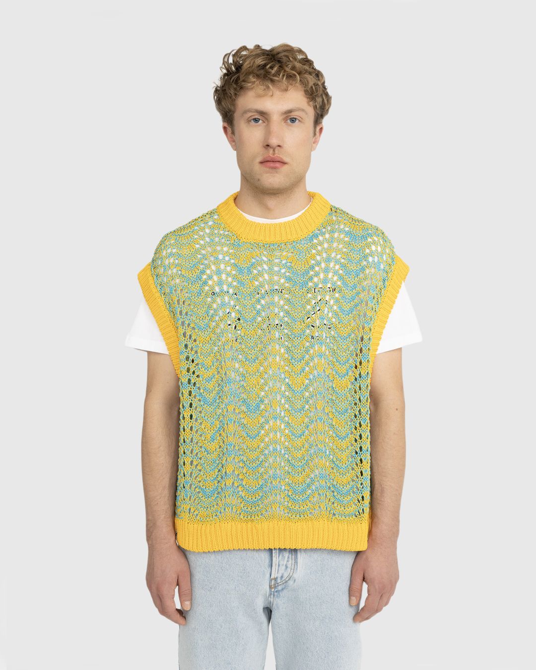 Bonsai – Oversized Knit Gilet Orange | Highsnobiety Shop