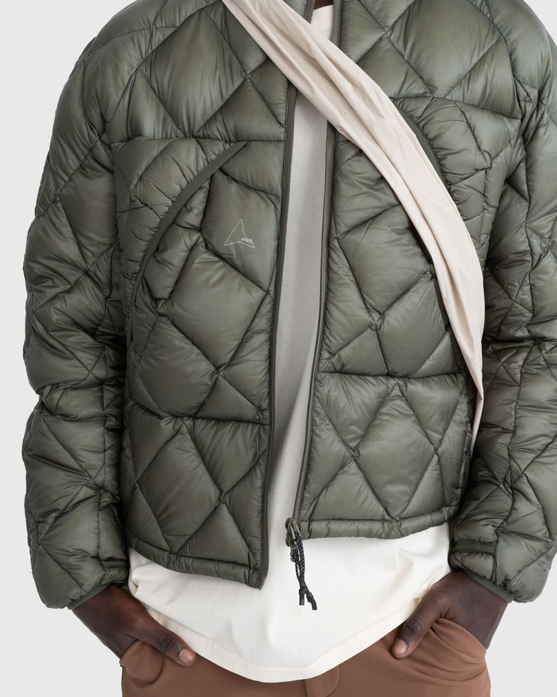 ROA – Light Down Jacket Green | Highsnobiety Shop