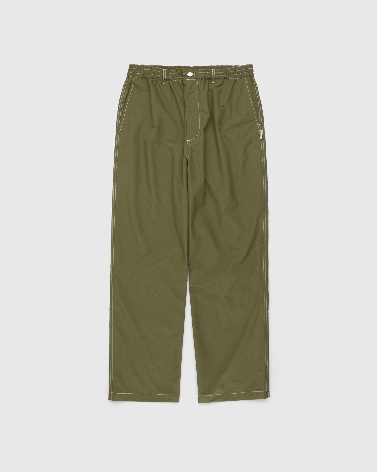 Highsnobiety – Contrast Stitch Pants Khaki | Highsnobiety Shop