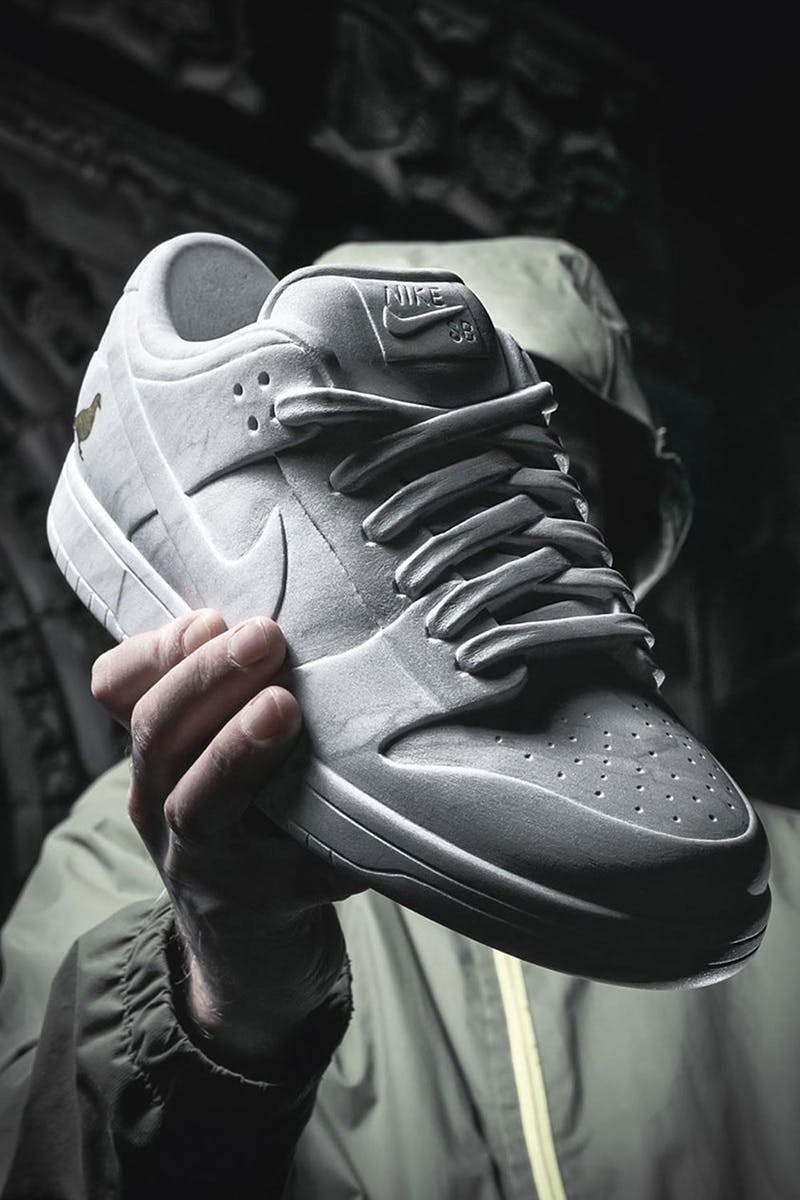 Jeff Staple Turns Iconic “Pigeon” Dunks Into Marble Sculpture