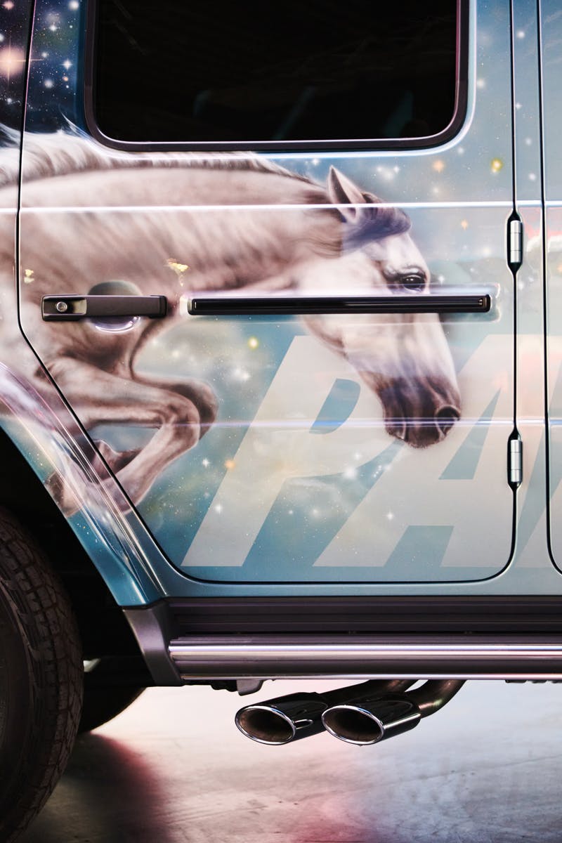 Palace x Mercedes-AMG SS22 Collab Collection, Art Cars
