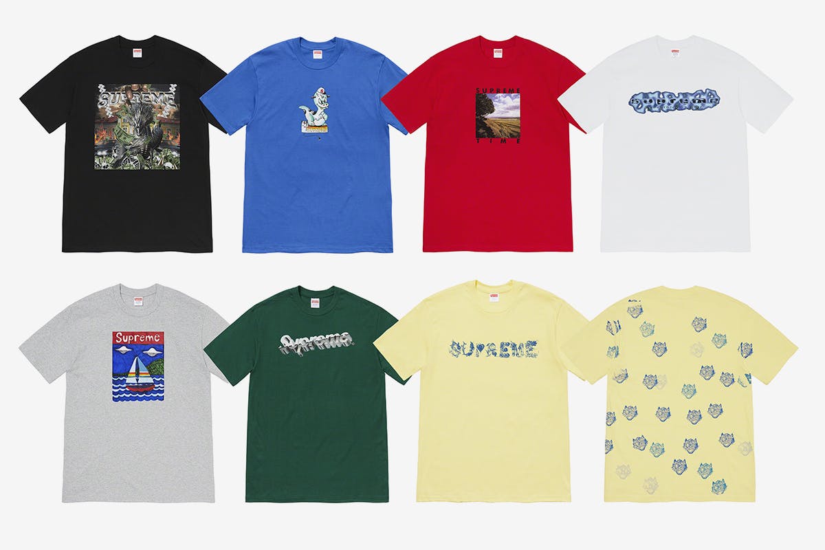 Supreme Is Dropping New SS20 Graphic Tees Today