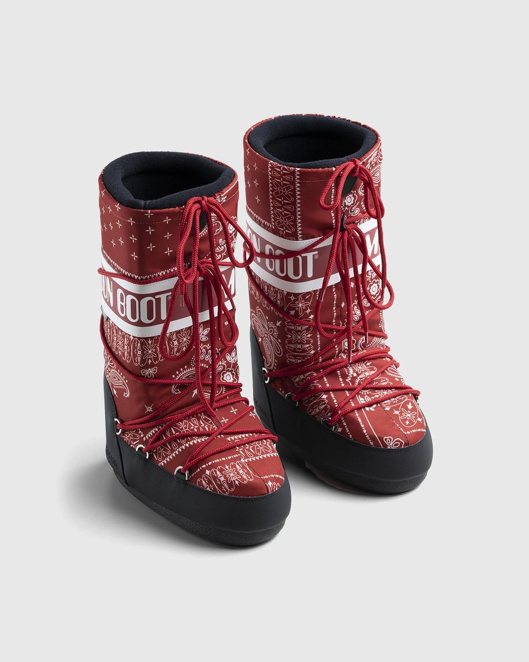 Moon Boot x Highsnobiety – Icon Boot Bandana Red | Highsnobiety Shop