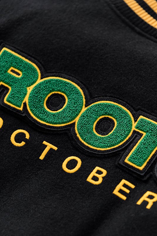 Roots & OVO Are Re-Releasing the Calgary Varsity Jacket