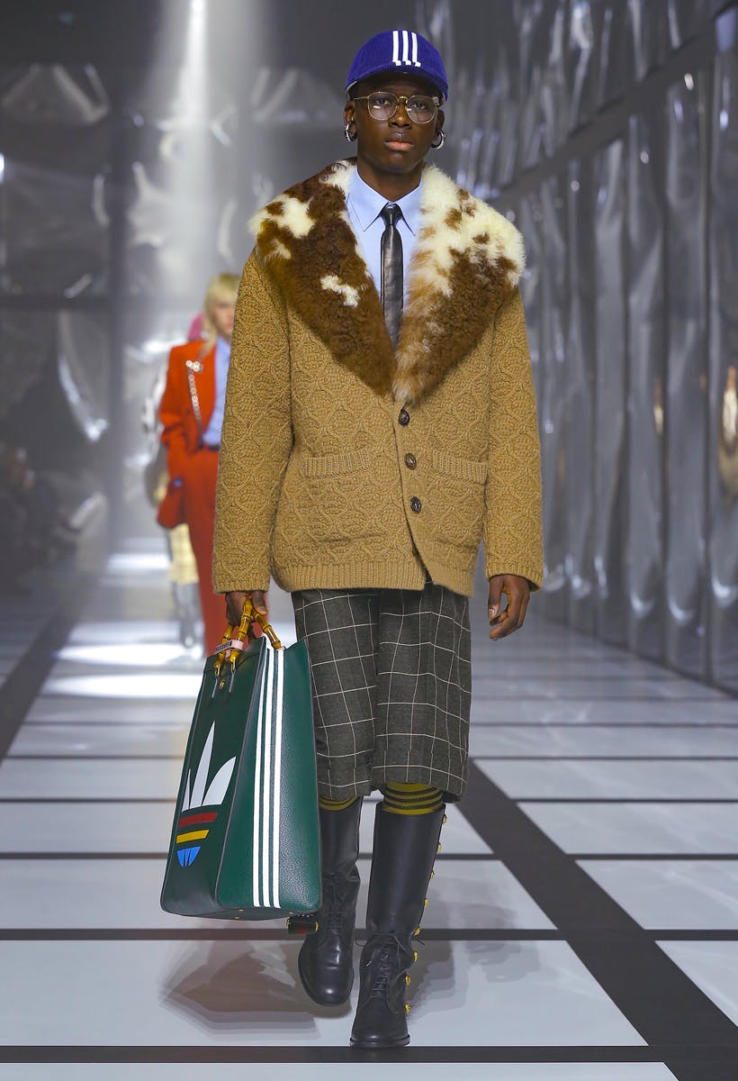 Gucci's adidas Collab Revealed in FW22 Collection Runway Show