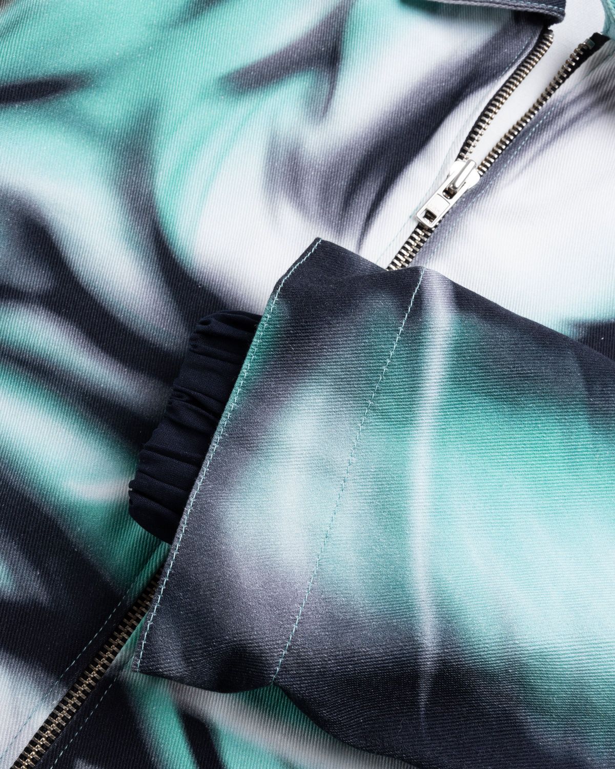 Gerrit Jacob – Printed Denim Jacket Green | Highsnobiety Shop