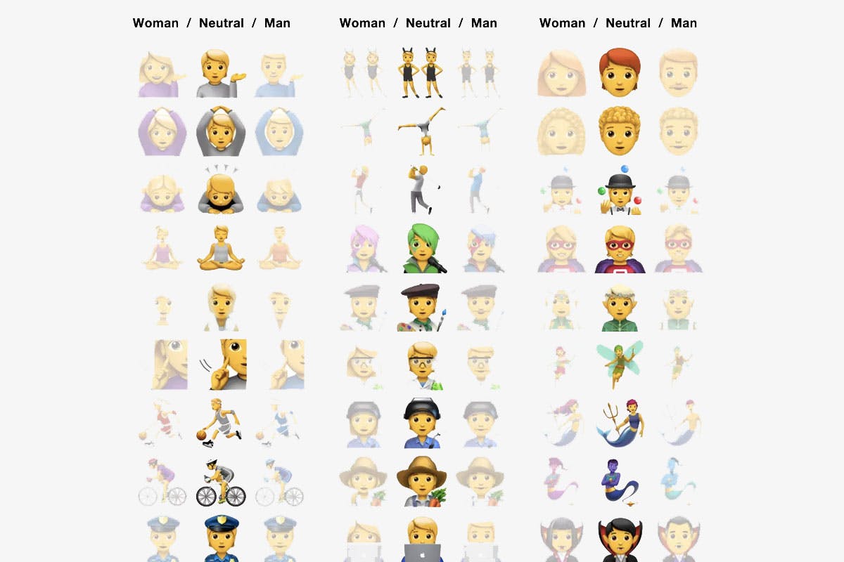 Apple Just Dropped a Host of Gender-Neutral & Inclusive Emoji