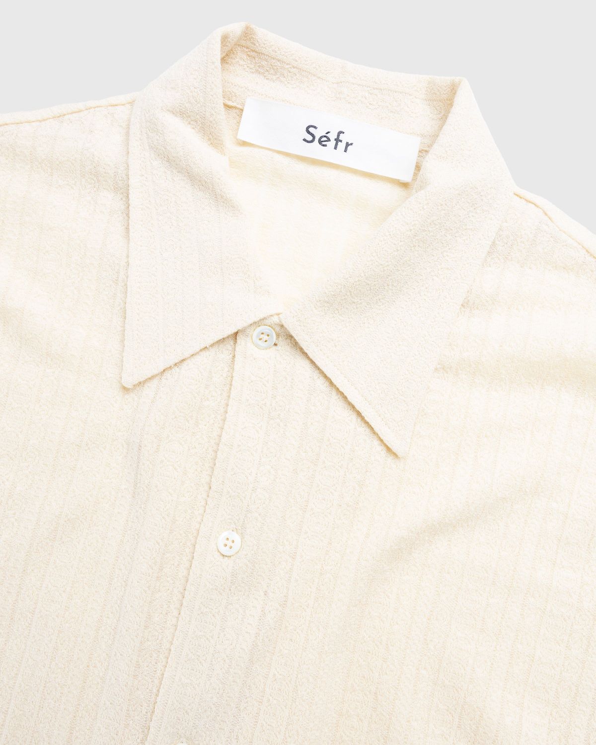 Séfr – Ripley Shirt Medallion Ivory | Highsnobiety Shop
