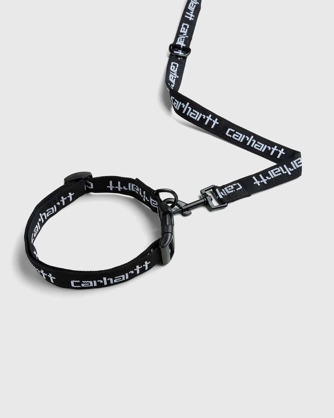 Carhartt WIP – Script Dog Leash Collar Set Black White | Highsnobiety Shop