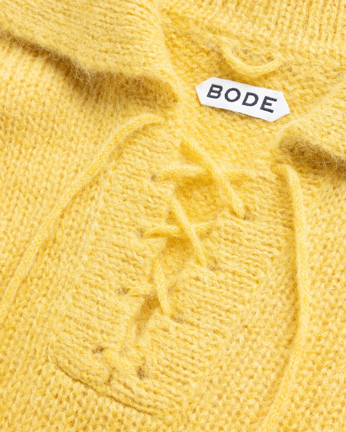 Bode – Alpine Pullover Yellow | Highsnobiety Shop
