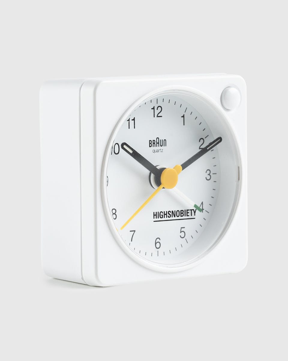Braun x Highsnobiety Alarm Clock: A Design Classic Gets A Twist