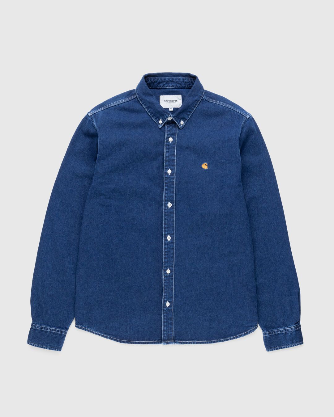 Carhartt WIP – Weldon Denim Shirt Stonewashed Blue | Highsnobiety Shop