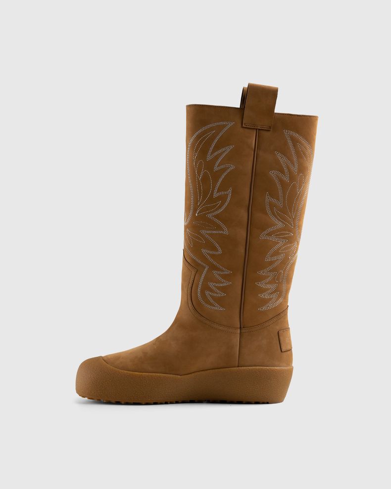 Bally – Montana Leather Long Boots Brown | Highsnobiety Shop