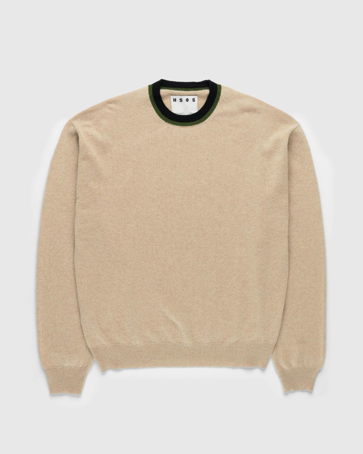 Highsnobiety HS05 – Cashmere Crew Sweater Beige | Highsnobiety Shop