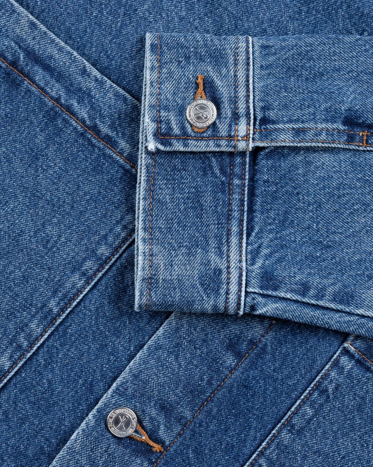 A P C X J W Anderson Veste Marin Stonewashed Indigo Highsnobiety Shop