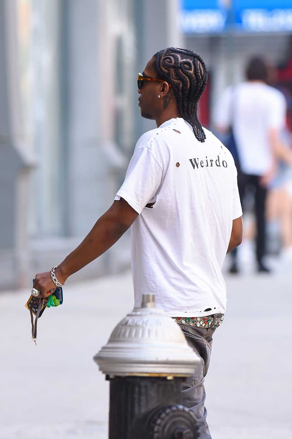 A$AP Rocky Dresses Like a Cool Dad With Rihanna in New York