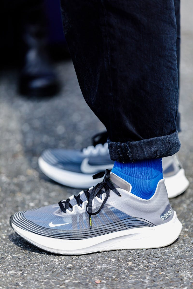 The Best Sneaker Street Style From Shanghai Fashion Week SS19